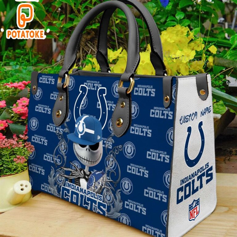 Dallas Cowboys NFL Jack Skellington Women Leather Hand Bag - Potatoke