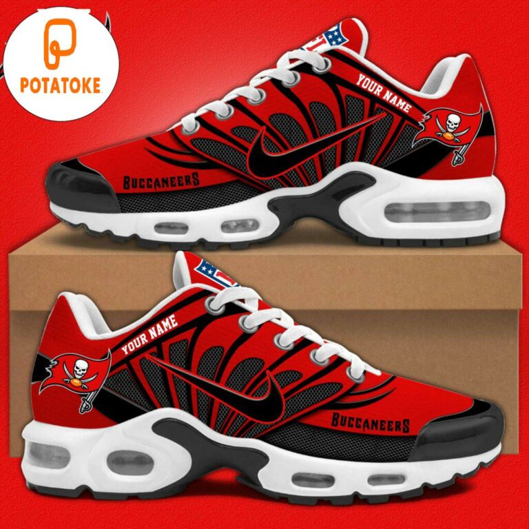 Customize Your Name With Tampa Bay Buccaneers V1 Air Max Plus Sneakers ...