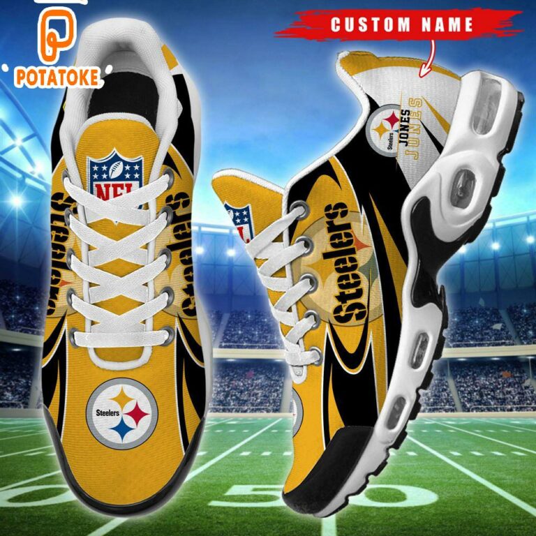Customize Your Name With Pittsburgh Steelers Air Max Plus Sneakers ...