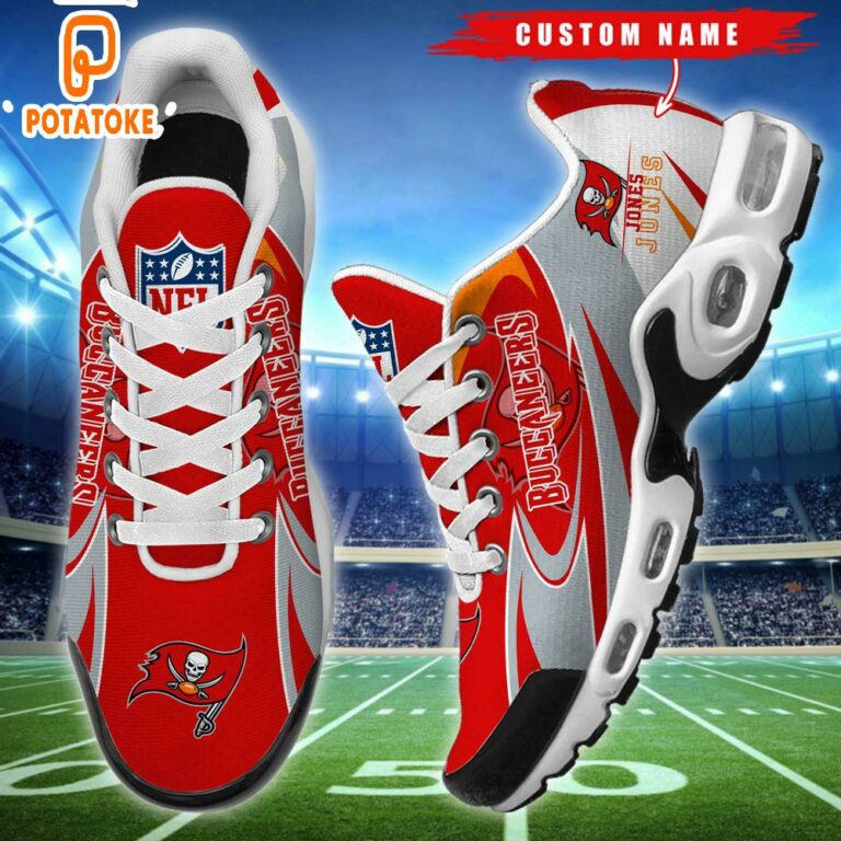 Customize Your Name With Tampa Bay Buccaneers V1 Air Max Plus Sneakers ...